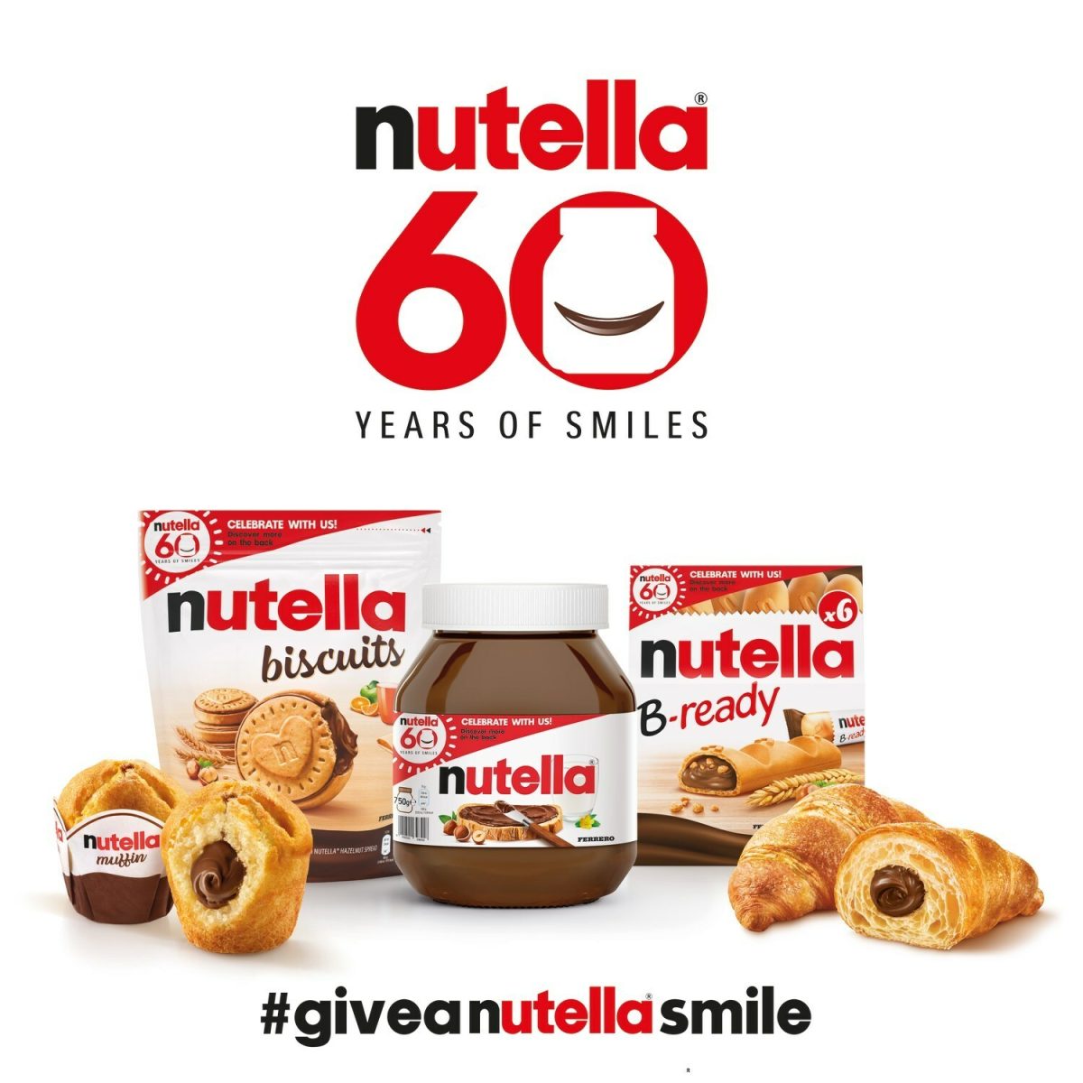 Nutella Celebrates 60 Years with Global Smile Campaign - Circle partnership